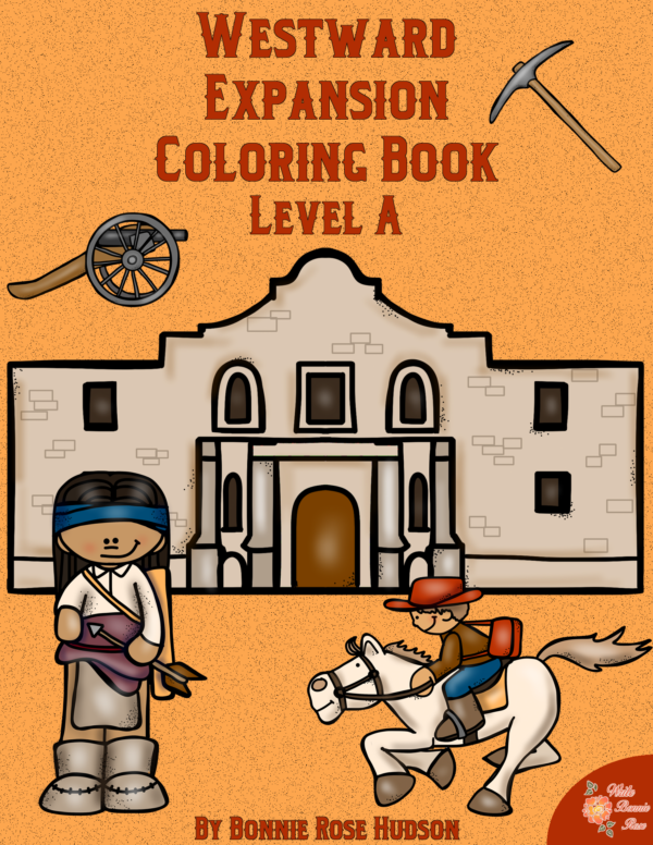 Westward Expansion Coloring Book-Level A | Made By Teachers