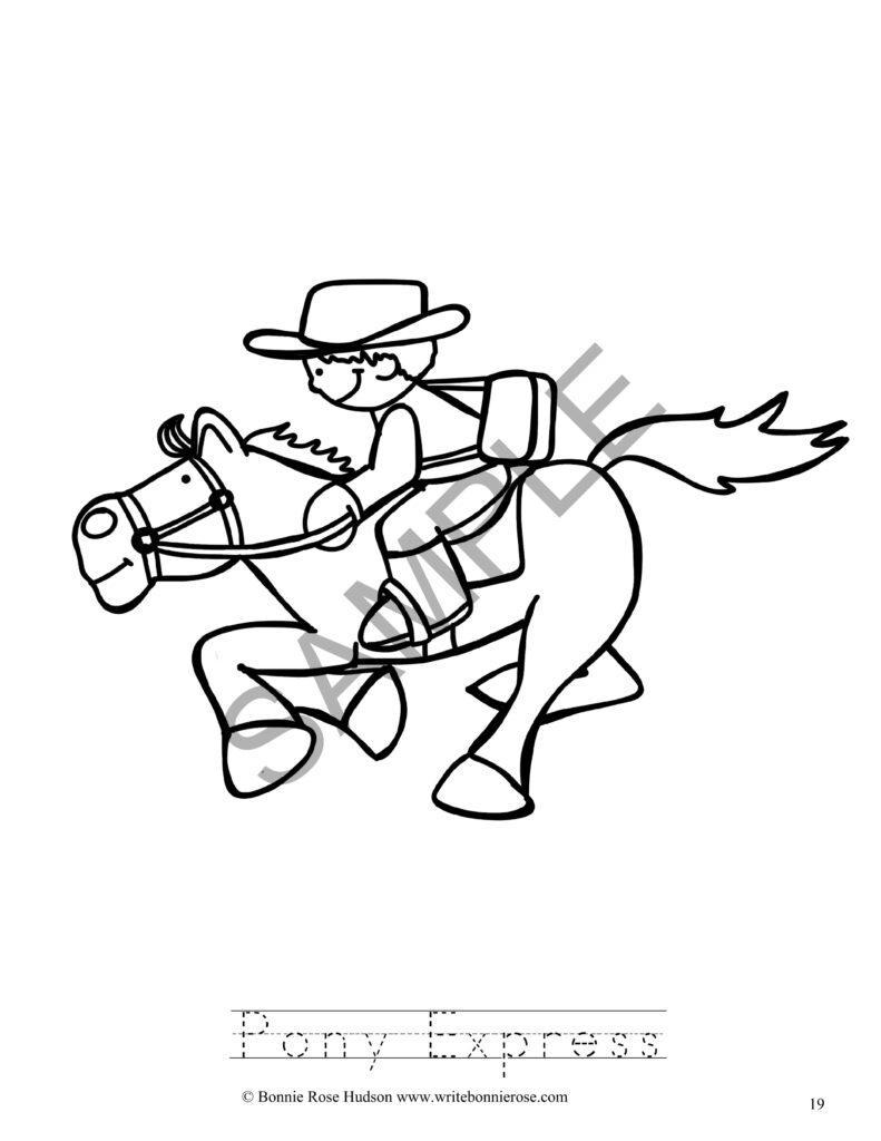 Westward Expansion Coloring Book-Level A | Made By Teachers