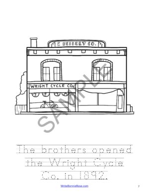 Wright Brothers Coloring Book-Level B | Made By Teachers