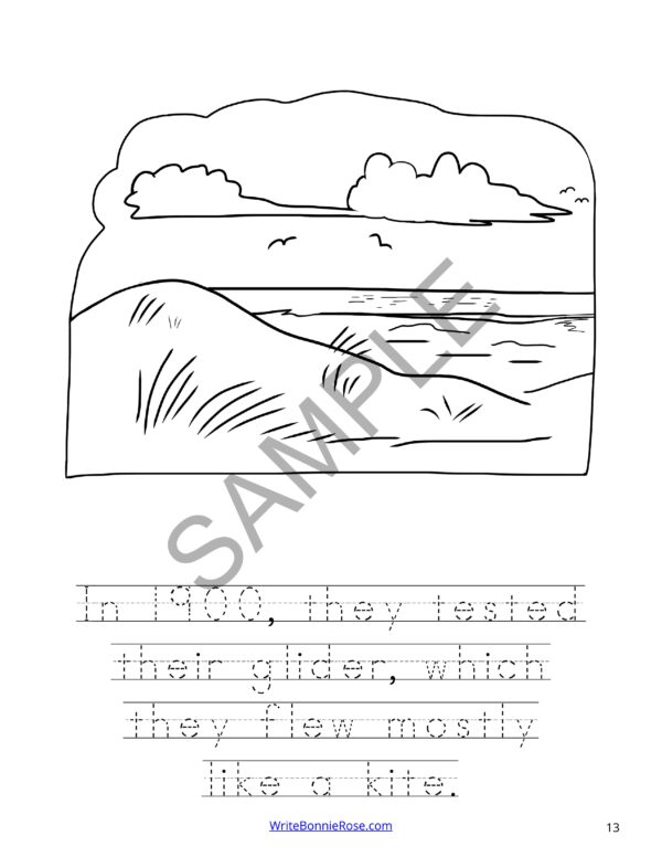 Wright Brothers Coloring Book-Level B | Made By Teachers