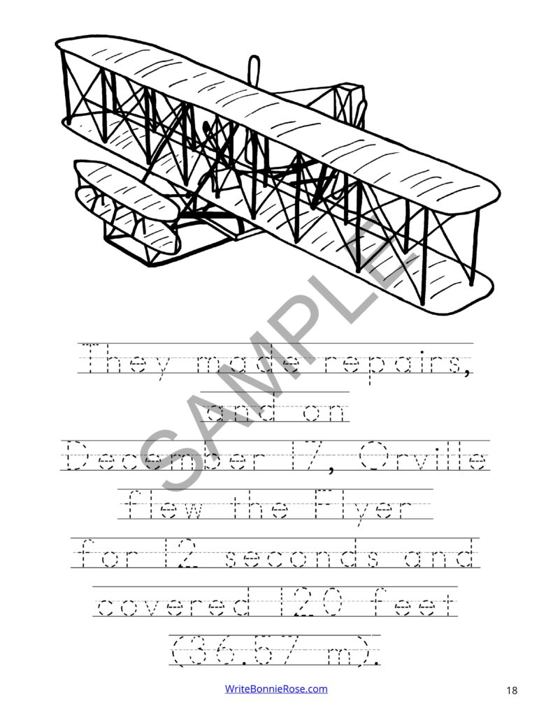 Wright Brothers Coloring Book-Level B | Made By Teachers