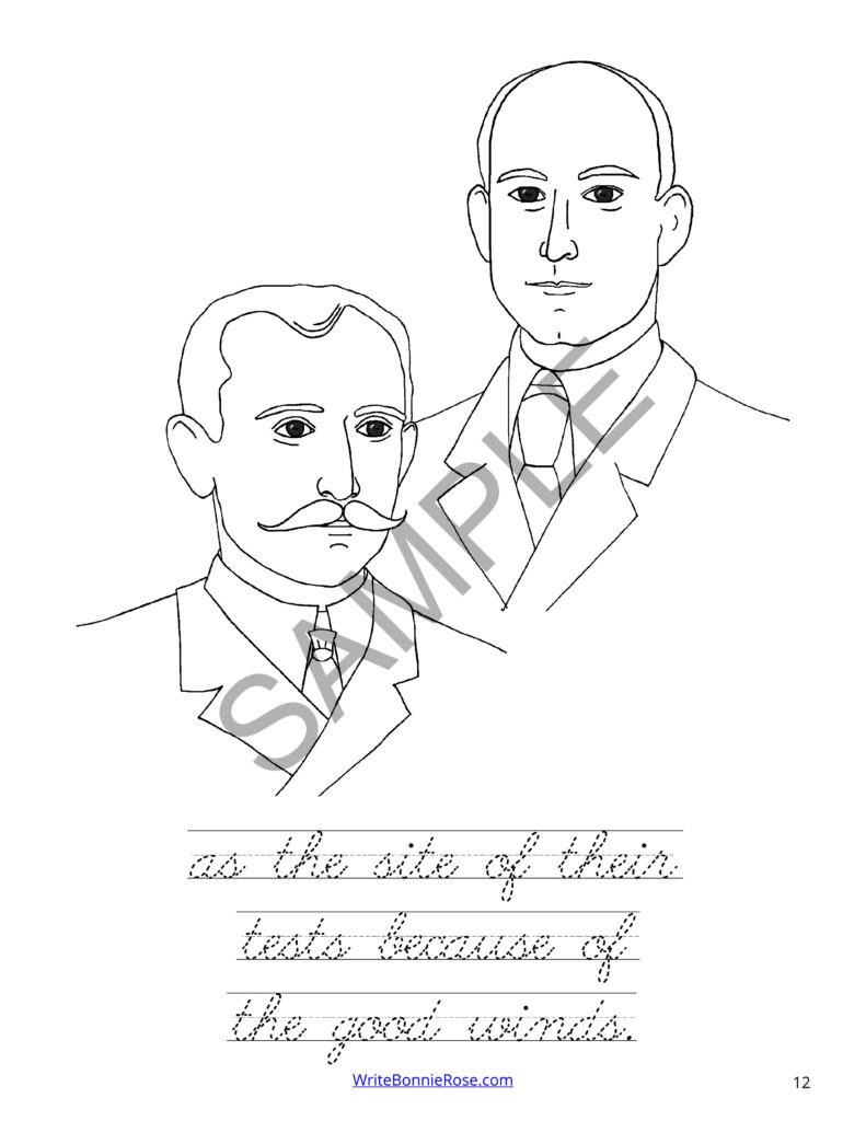 Wright Brothers Coloring Book-Level C | Made By Teachers
