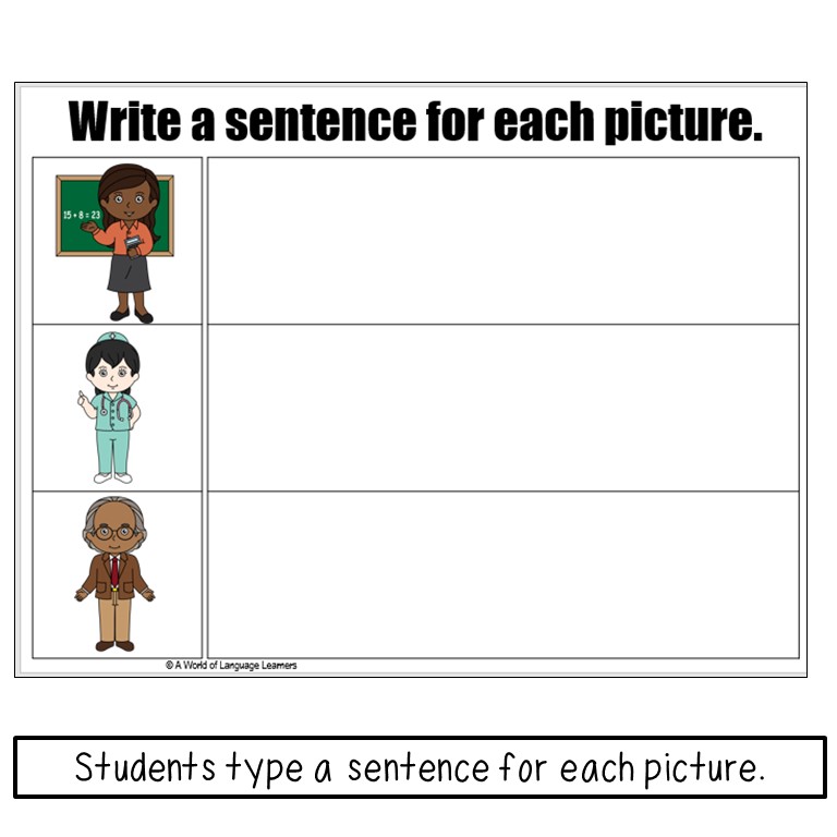 School Sentence Practice Print and Digital | Made By Teachers