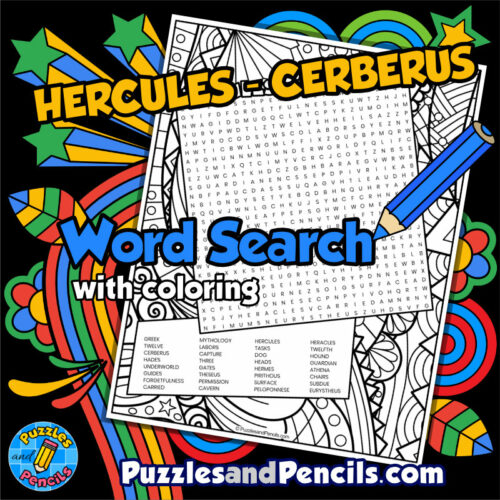 Gingerbread Word Search Puzzle Activity Page with Coloring | Christmas ...