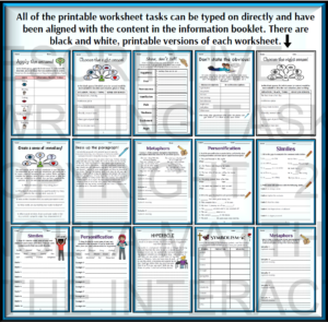 Descriptive Writing - 31 worksheets, Information Book and Interactive ...
