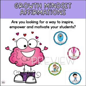 Growth Mindset Affirmation Station | Made By Teachers