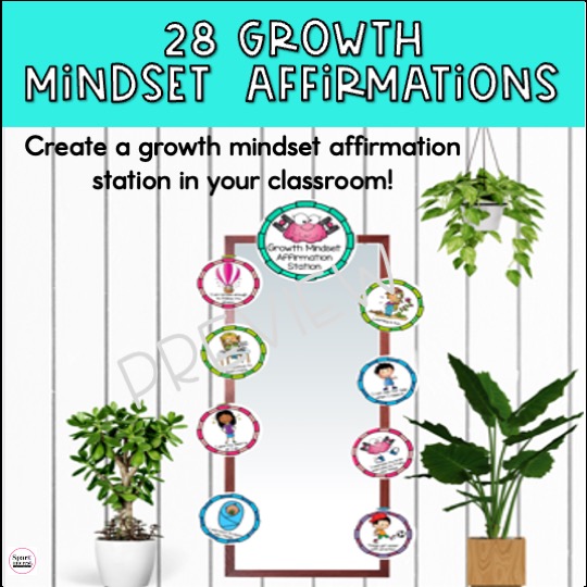 Growth Mindset Affirmation Station | Made By Teachers