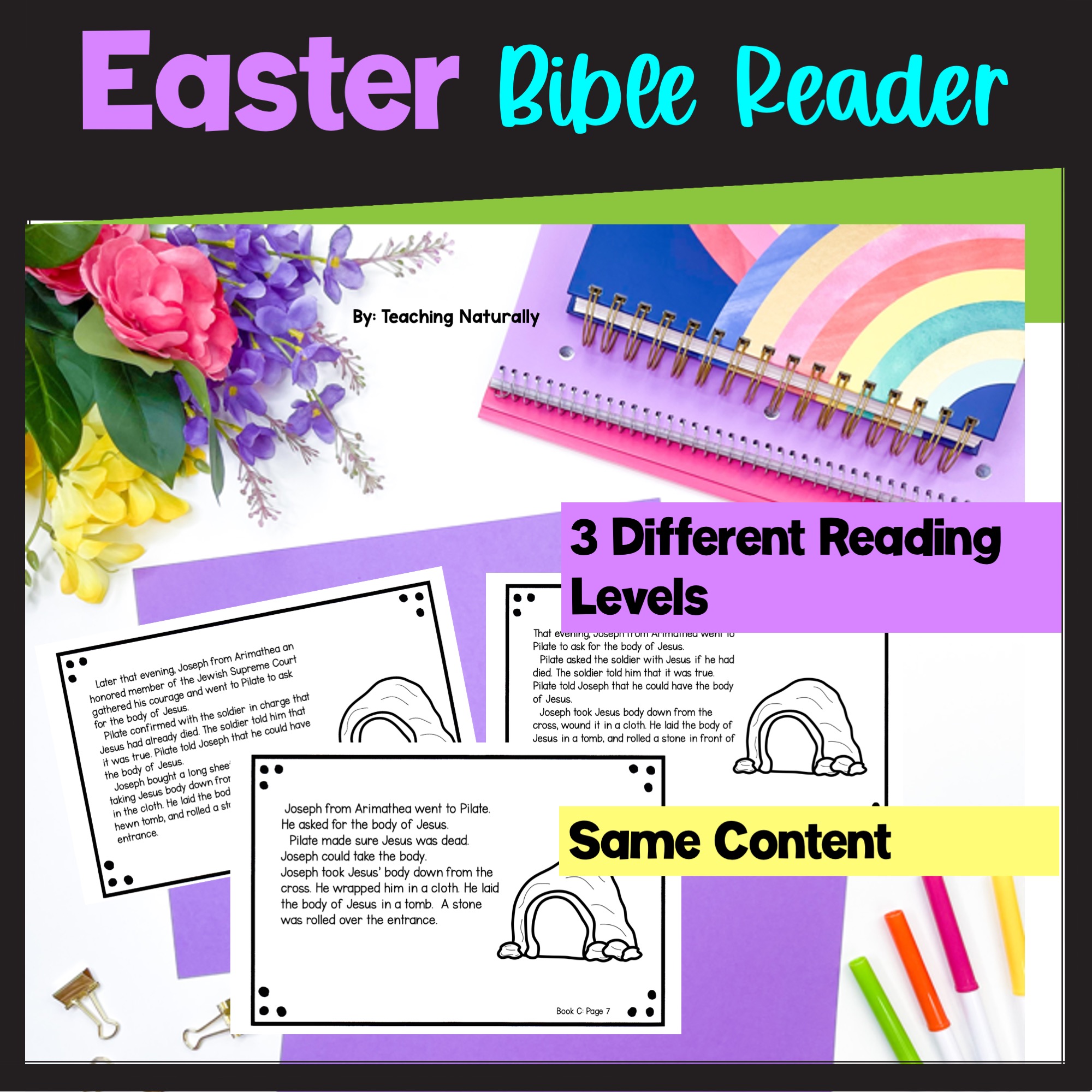 Easter Bible Story Printable Reader | Made By Teachers