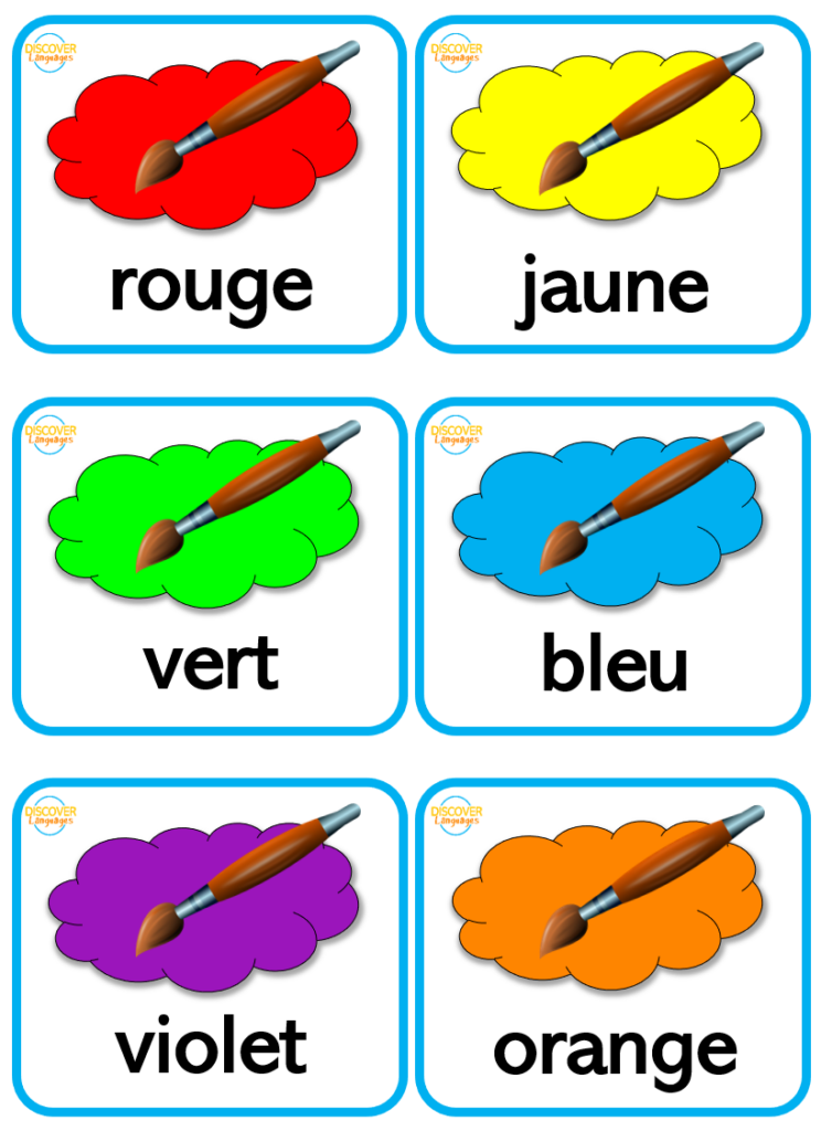 French Flashcards for Beginners - Colors - Coleurs | Made By Teachers
