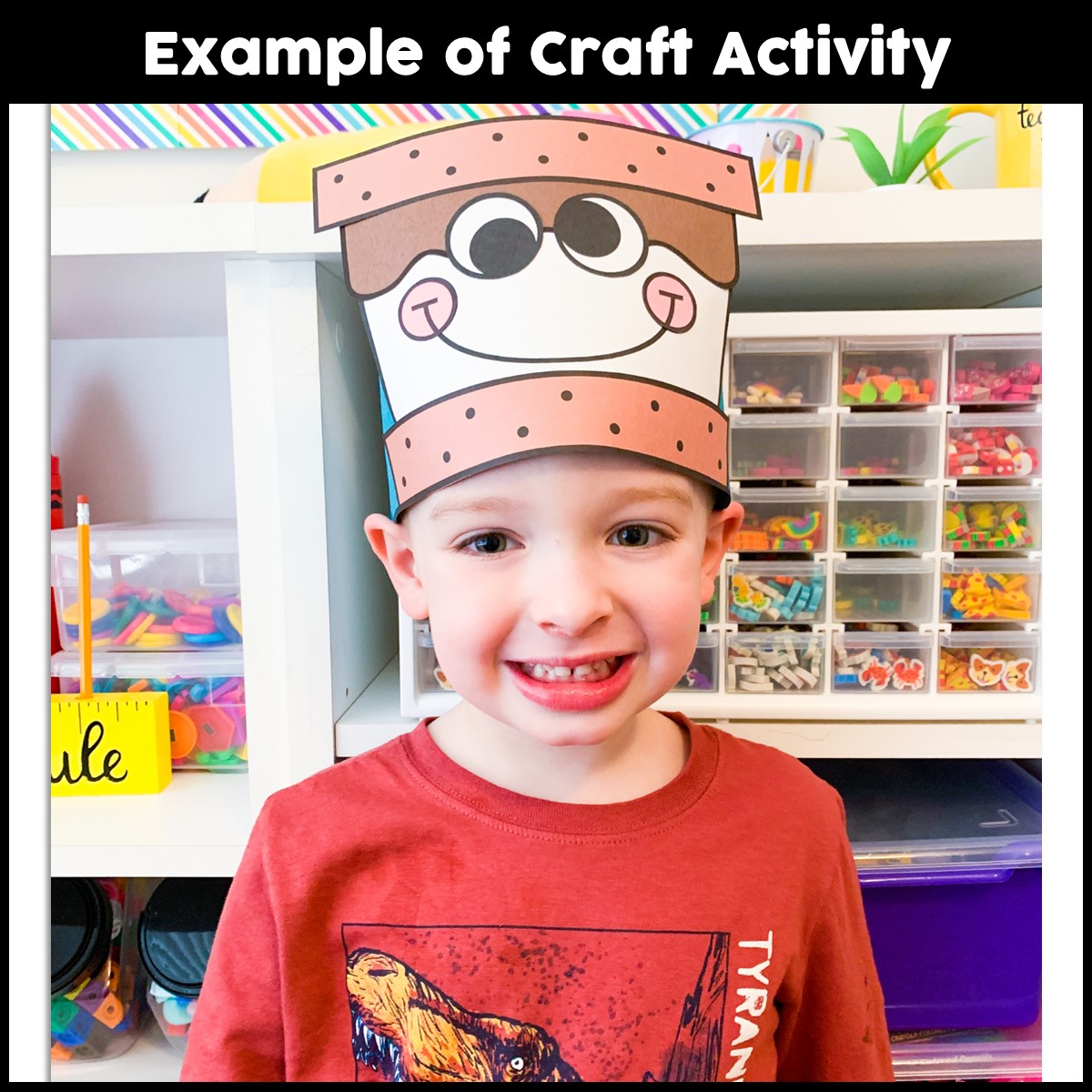 Smores Hat Craft | Camping Activity | How to Make a Smore | Camping ...