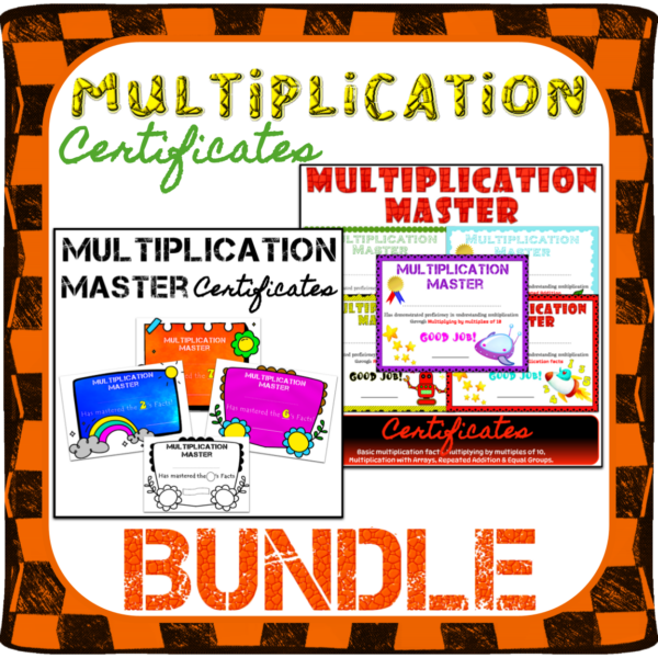 Multiplication Master Certificates - Math Awards Certificates | Made By ...
