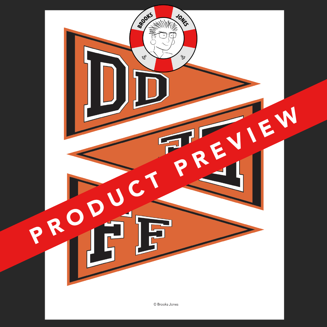 Collegiate-Themed Word Wall Header Cards: Orange | Made By Teachers