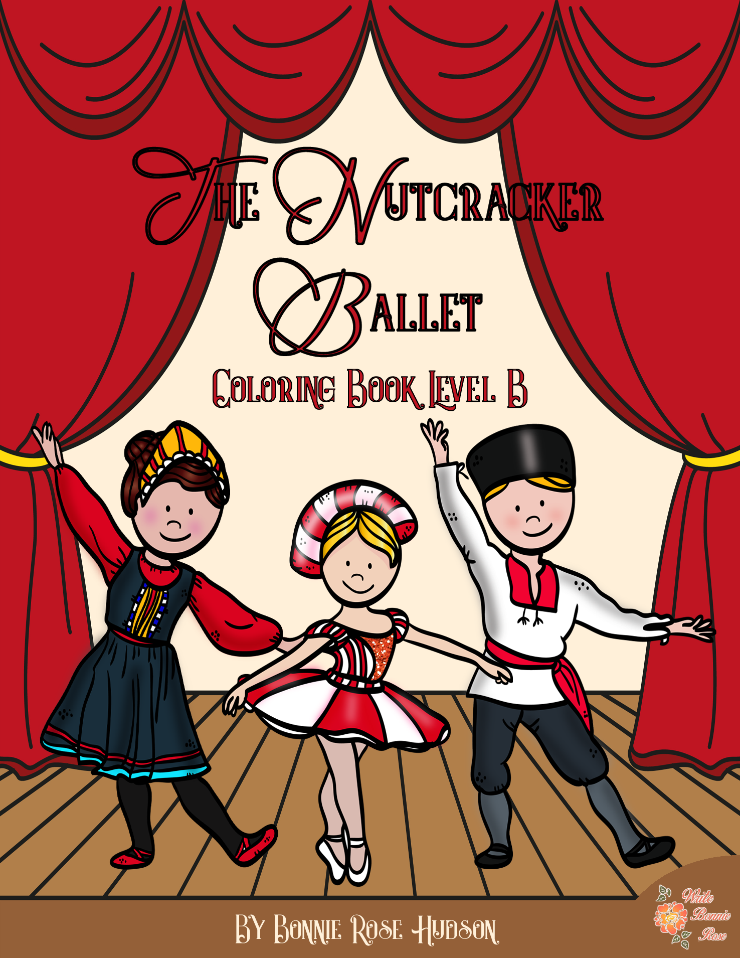 The Nutcracker Ballet Coloring Book-Level B | Made By Teachers