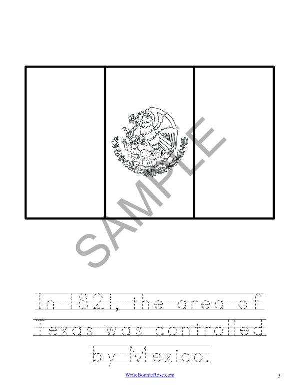 Texas Independence Coloring Book-Level B | Made By Teachers