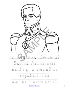 Texas Independence Coloring Book-Level B | Made By Teachers