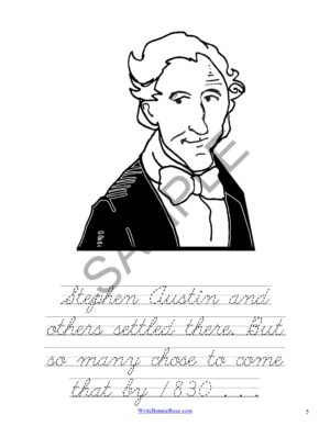 Texas Independence Coloring Book-Level C | Made By Teachers