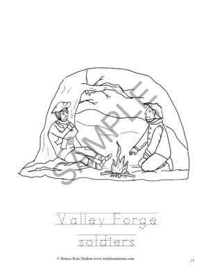 Valley Forge Coloring Book-Level A | Made By Teachers