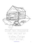 Valley Forge Coloring Book-Level B | Made By Teachers