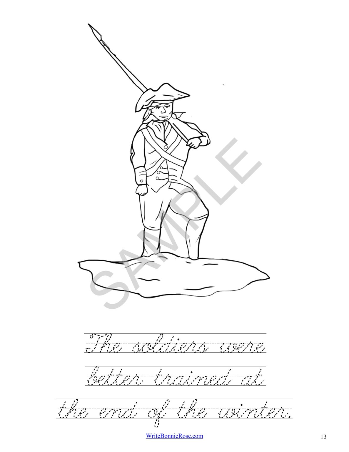 Valley Forge Coloring Book-Level C | Made By Teachers