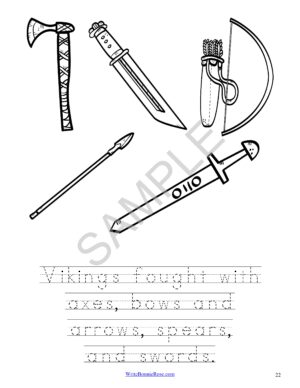 Vikings Coloring Book-Level B | Made By Teachers