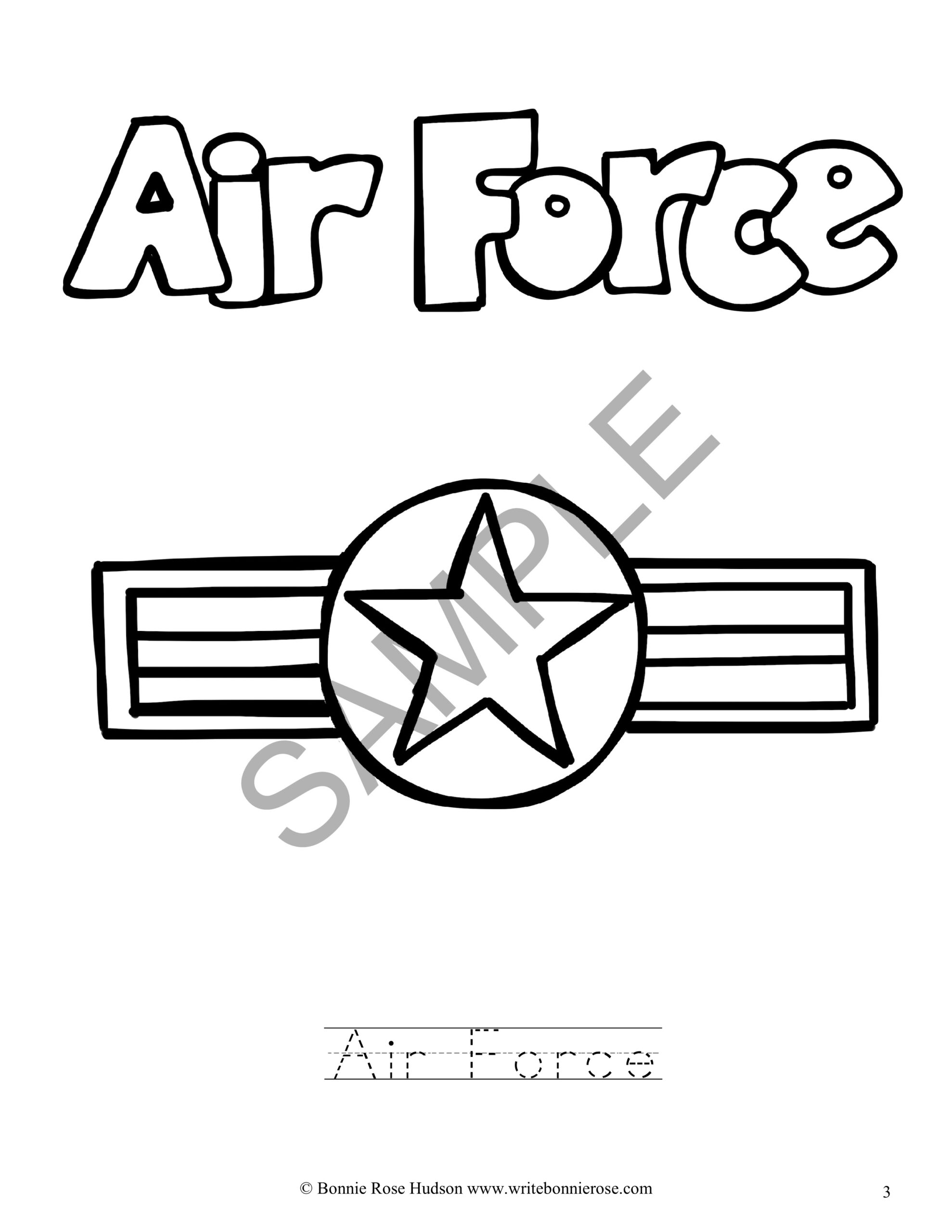 Salute Our Heroes Military Coloring Book-Level A | Made By Teachers