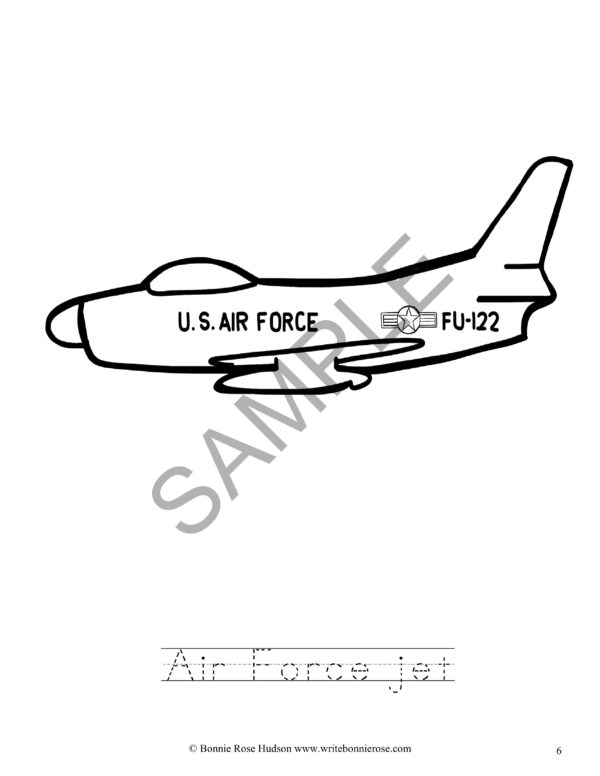 Salute Our Heroes Military Coloring Book-Level A - Made By Teachers