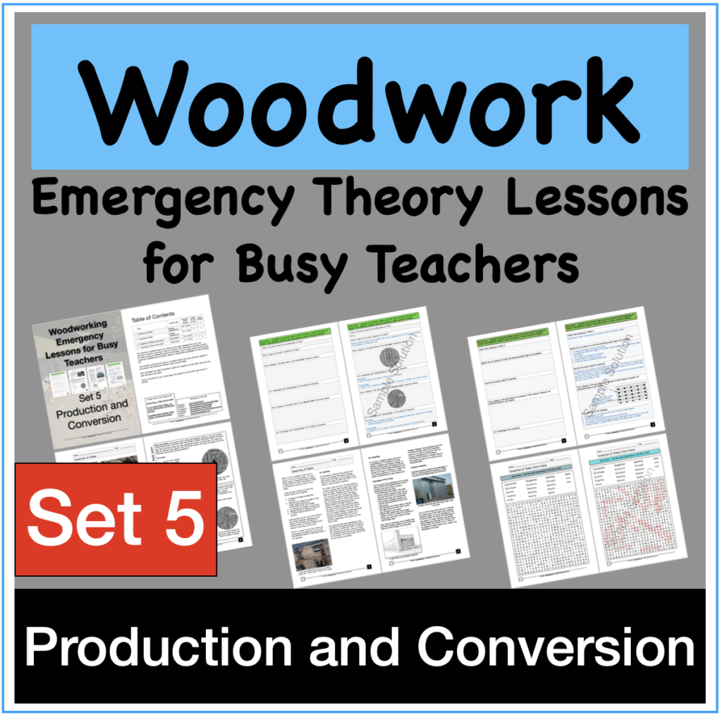 Woodwork Lessons - Set 5 - "Production and Conversion" | Made By Teachers