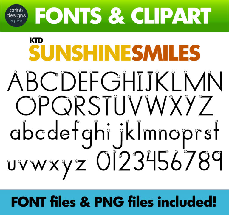 Letter Tracing Font - Learn to Write Font - KTD Sunshine Smiles | Made By Teachers
