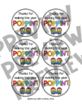 Poppin Summer Gift Tags End of Year Pop-it Fidget Popcorn Popsicle ...