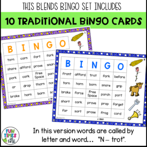R Controlled Vowels Bingo Games for OR - Bossy OR No Prep Phonics Games ...