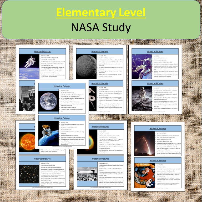 NASA Study Elementary Montessori Research Space | Made By Teachers