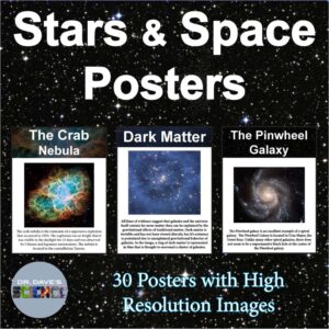 Types of Stars Space Posters, Constellations, Galaxy Bulletin Board ...