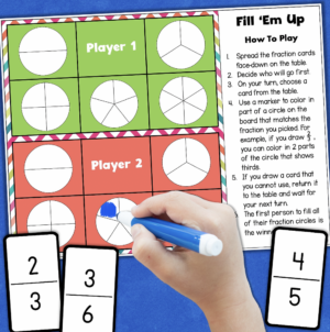 Fractions Games 3rd Grade Identifying & Comparing Fractions Math ...