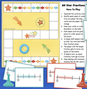 Fractions Games 3rd Grade Identifying & Comparing Fractions Math ...