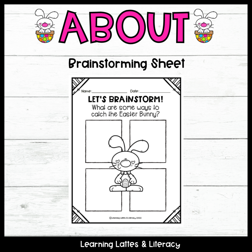 How to Catch The Easter Bunny Writing Activity Informational April ...