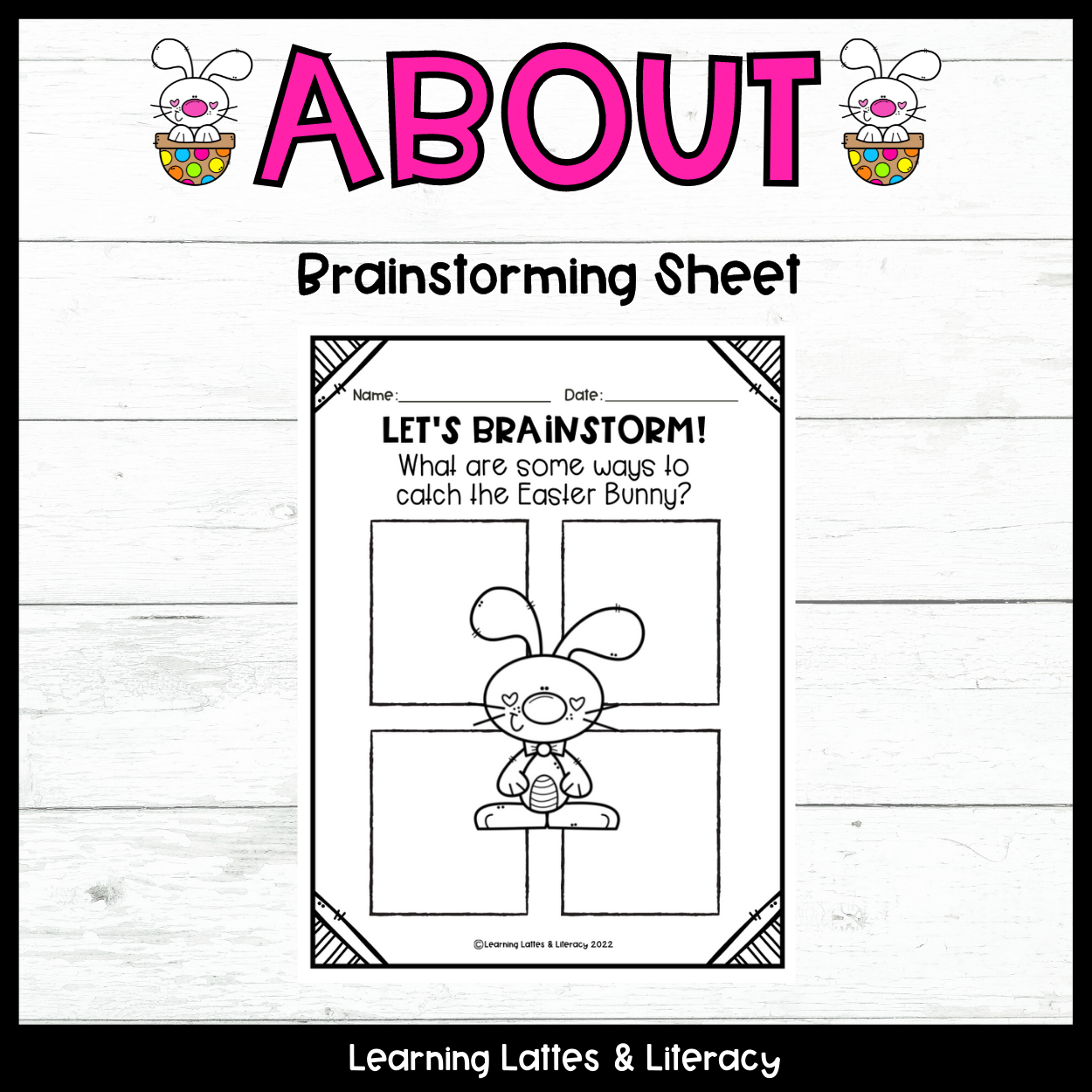 How to Catch The Easter Bunny Writing Activity Informational April ...