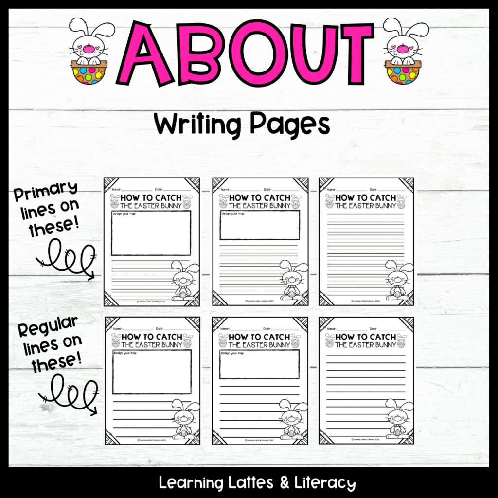 How to Catch The Easter Bunny Writing Activity Informational April ...