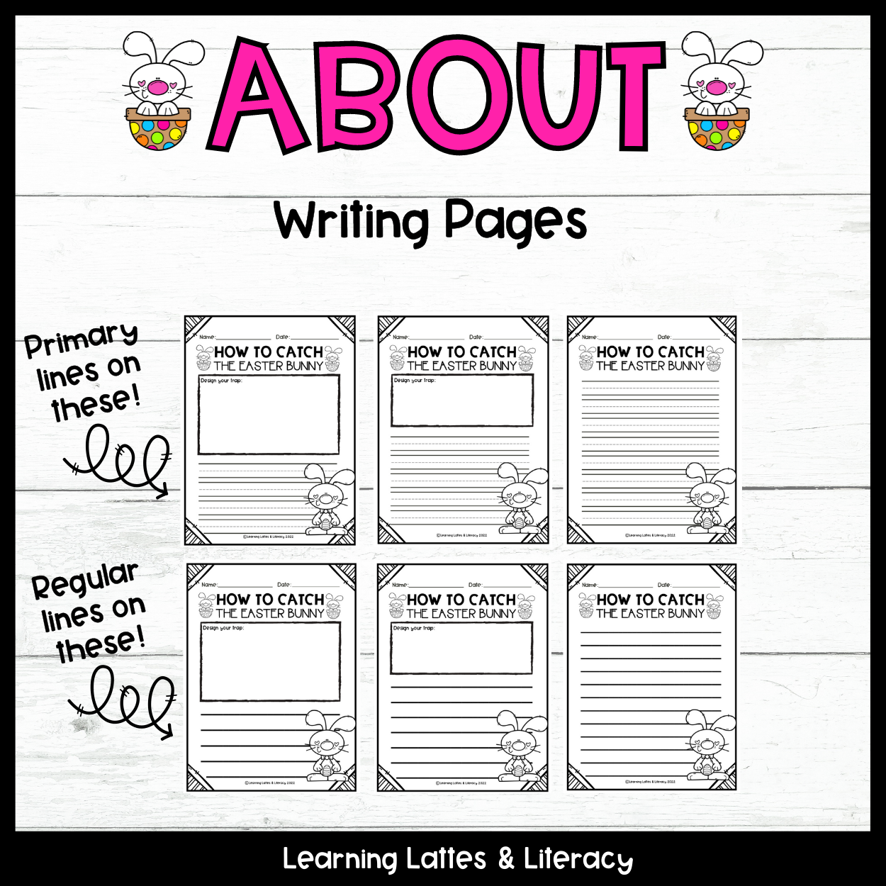 How to Catch The Easter Bunny Writing Activity Informational April ...