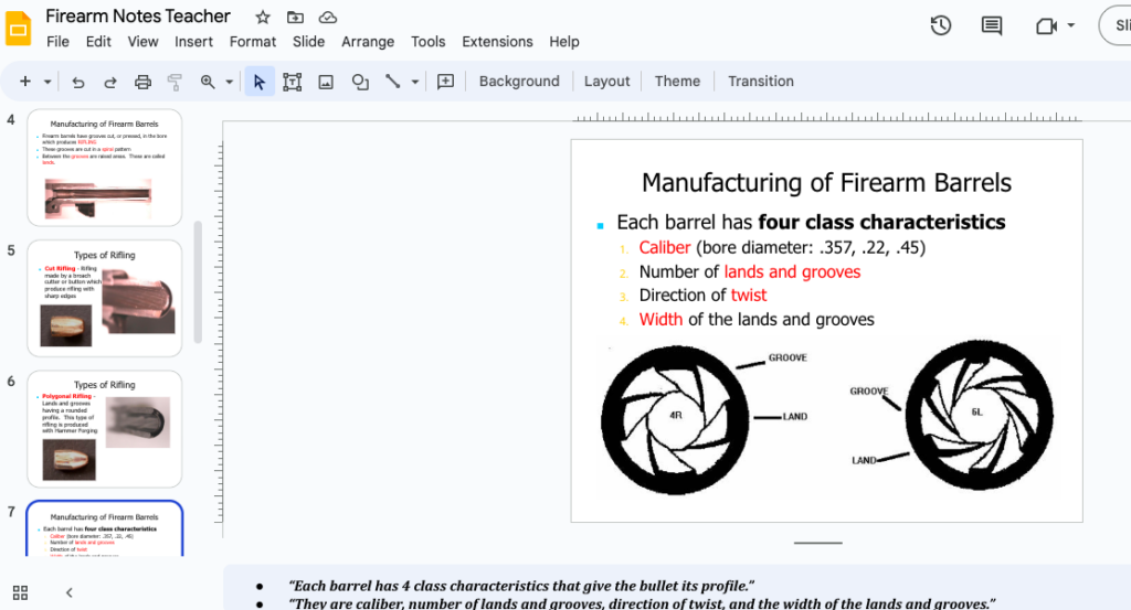 Forensic Science - Case of the Bullets and Chickens (Firearm Analysis ...