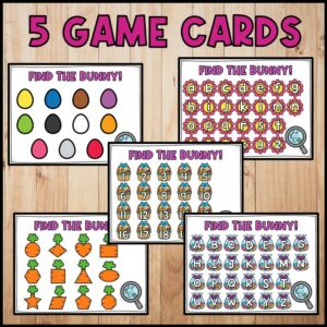 Easter Digital Hide & Seek | Find the Easter Bunny | Letters Numbers ...