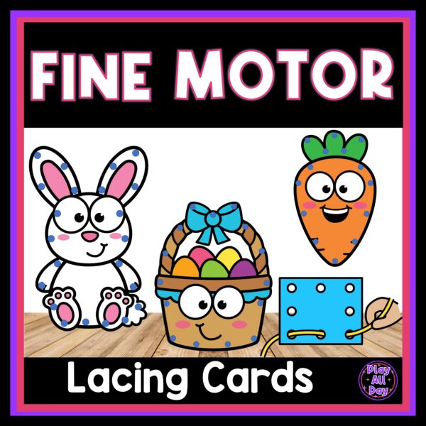 Easter Lacing Cards | Fine Motor Activities | Made By Teachers