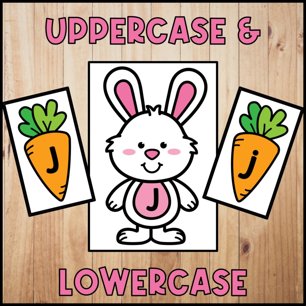 Easter Alphabet Letter Matching | Letter Recognition and Beginning ...