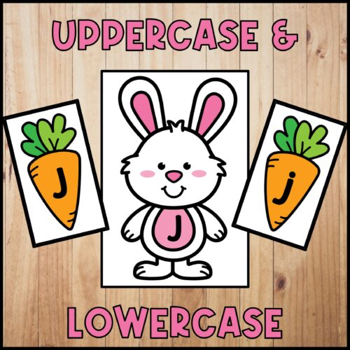 Easter Alphabet Letter Matching | Letter Recognition and Beginning ...