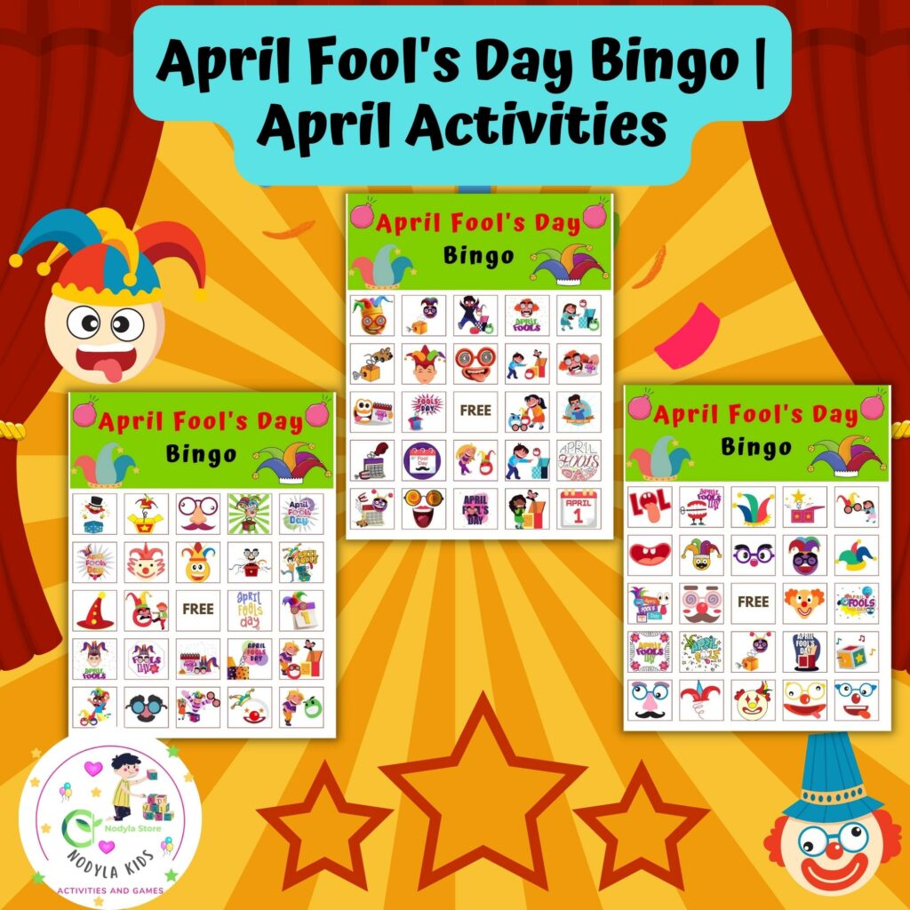 April Fool's Day Bingo | April Activities | Made By Teachers