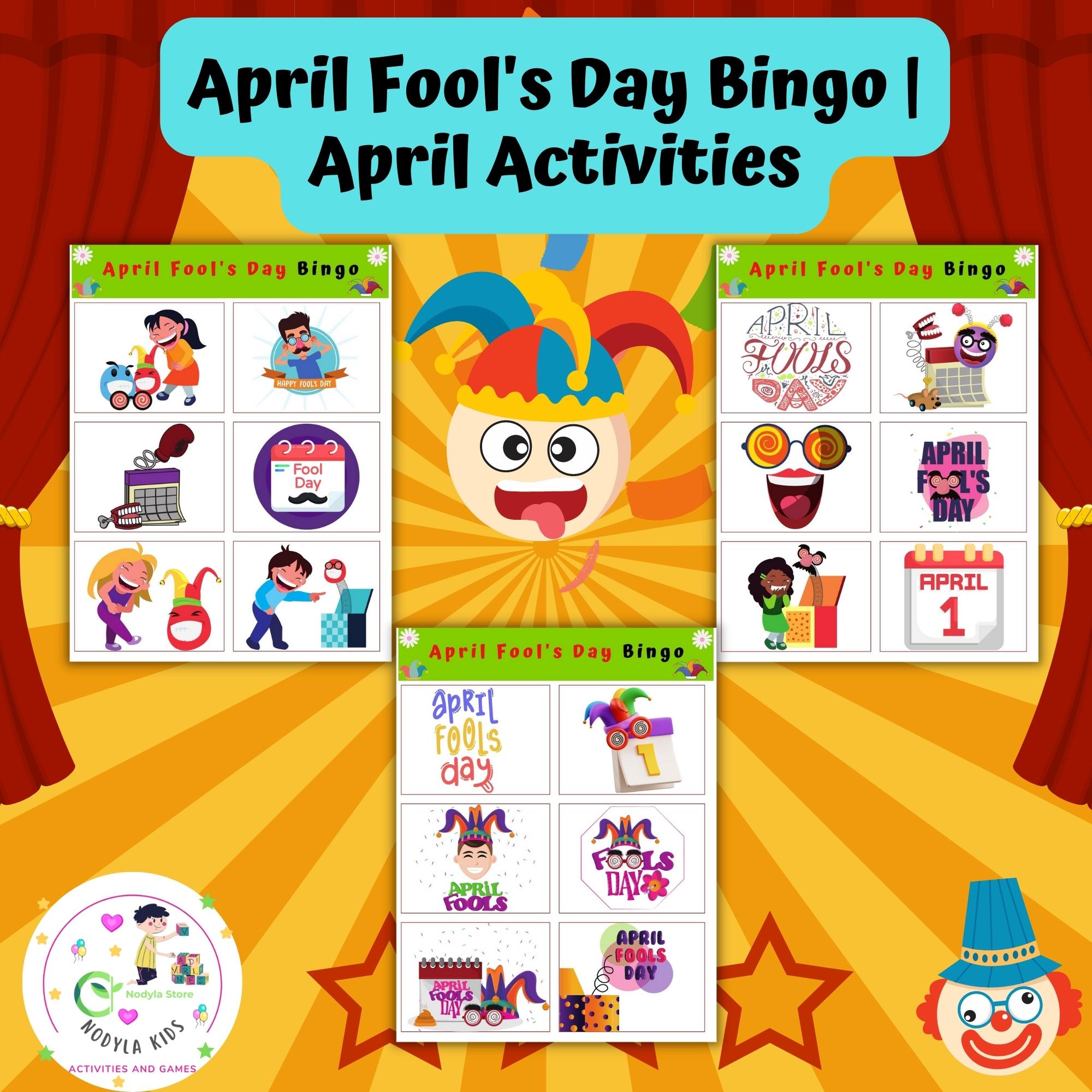 April Fool's Day Bingo | April Activities | Made By Teachers