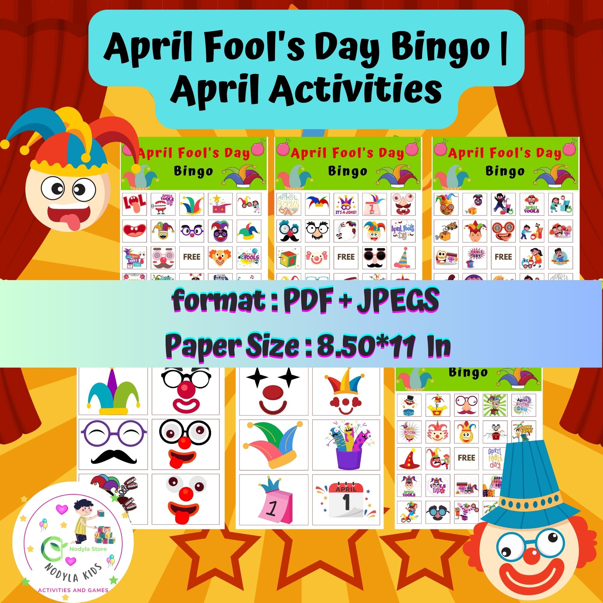 April Fool's Day Bingo | April Activities | Made By Teachers