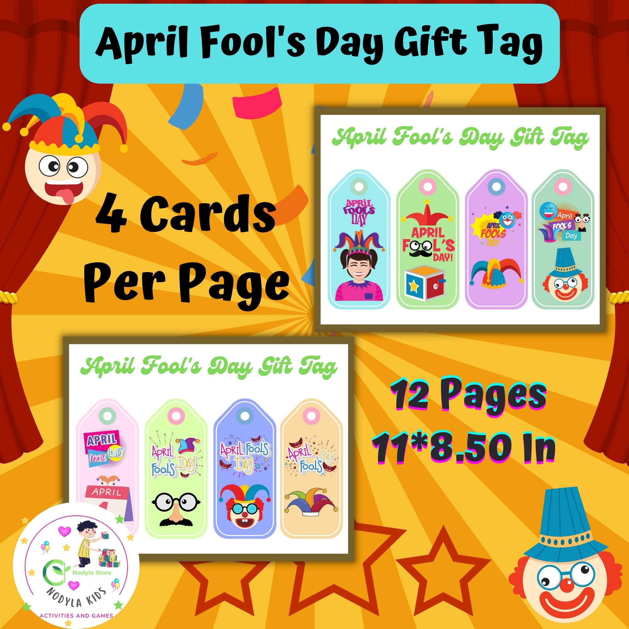 April Fool's Day Gift Tag | April Activities | Made By Teachers