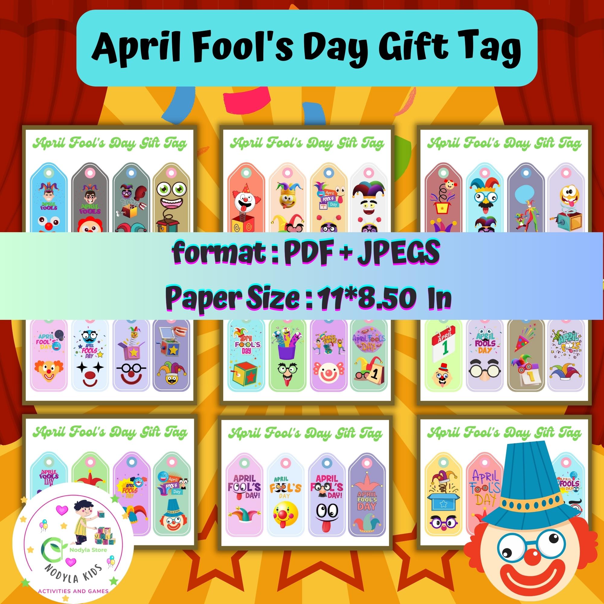 April Fool's Day Gift Tag | April Activities | Made By Teachers