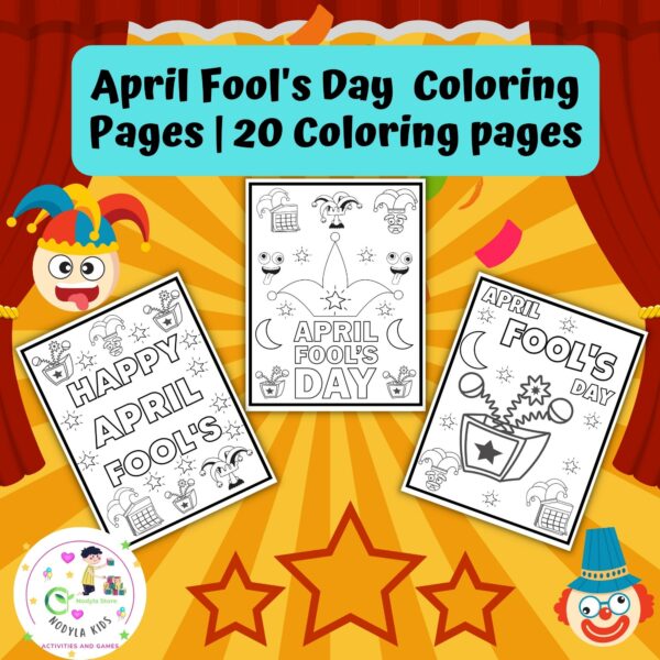 April Fool's Day Coloring Pages | April Activies | Made By Teachers