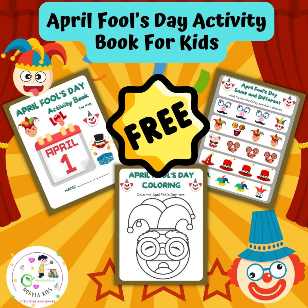 April Fool's Day Activity Book For Kids | April Activities - Free ...